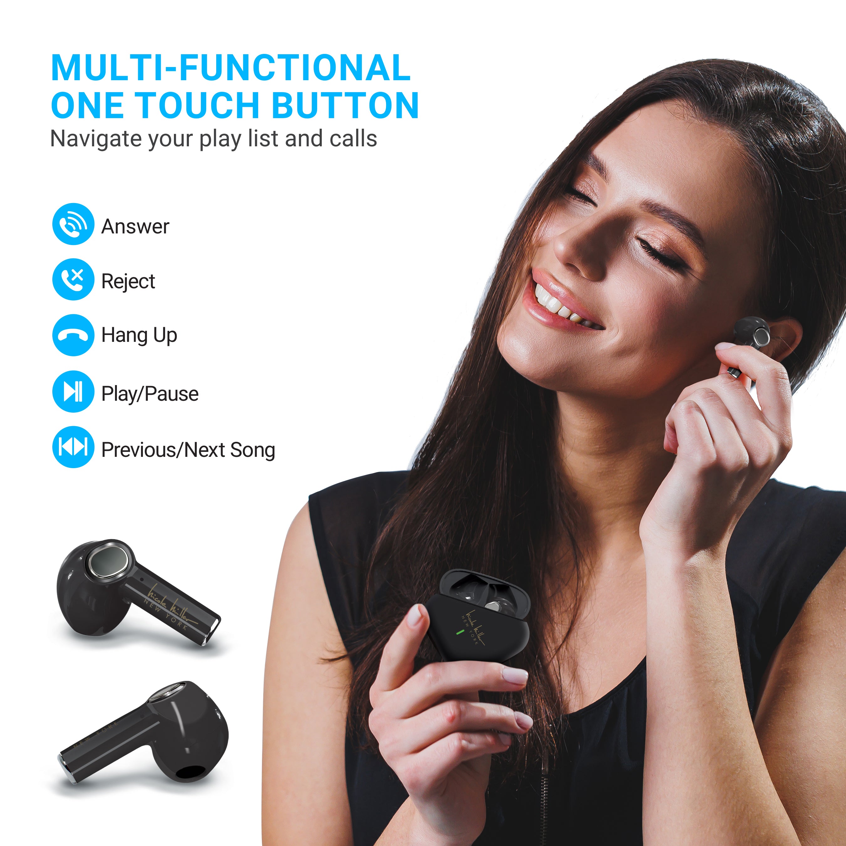 Nicole Miller StyleBuds True Wireless Earbuds – Aduro Products
