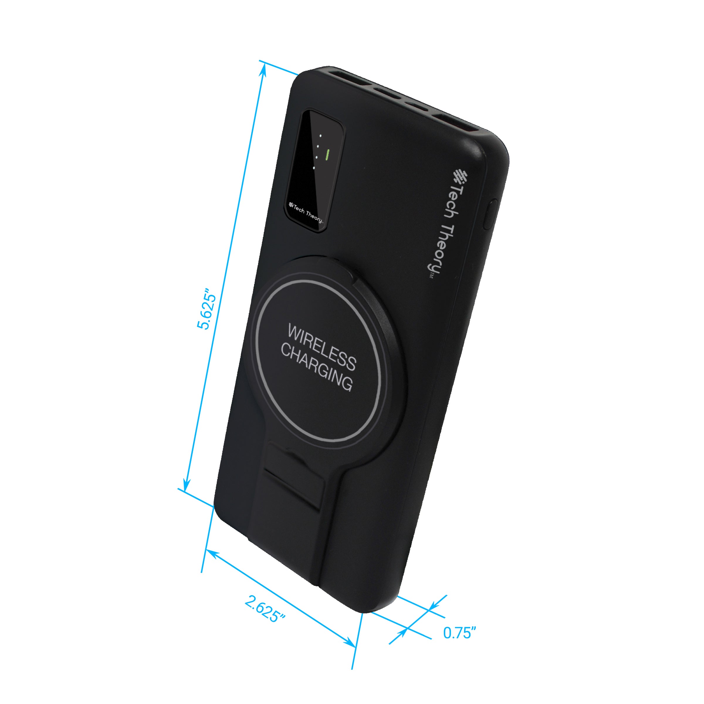 PowerMag View Wireless Charging 10,000mAh Backup Battery w/ Adjustable ...