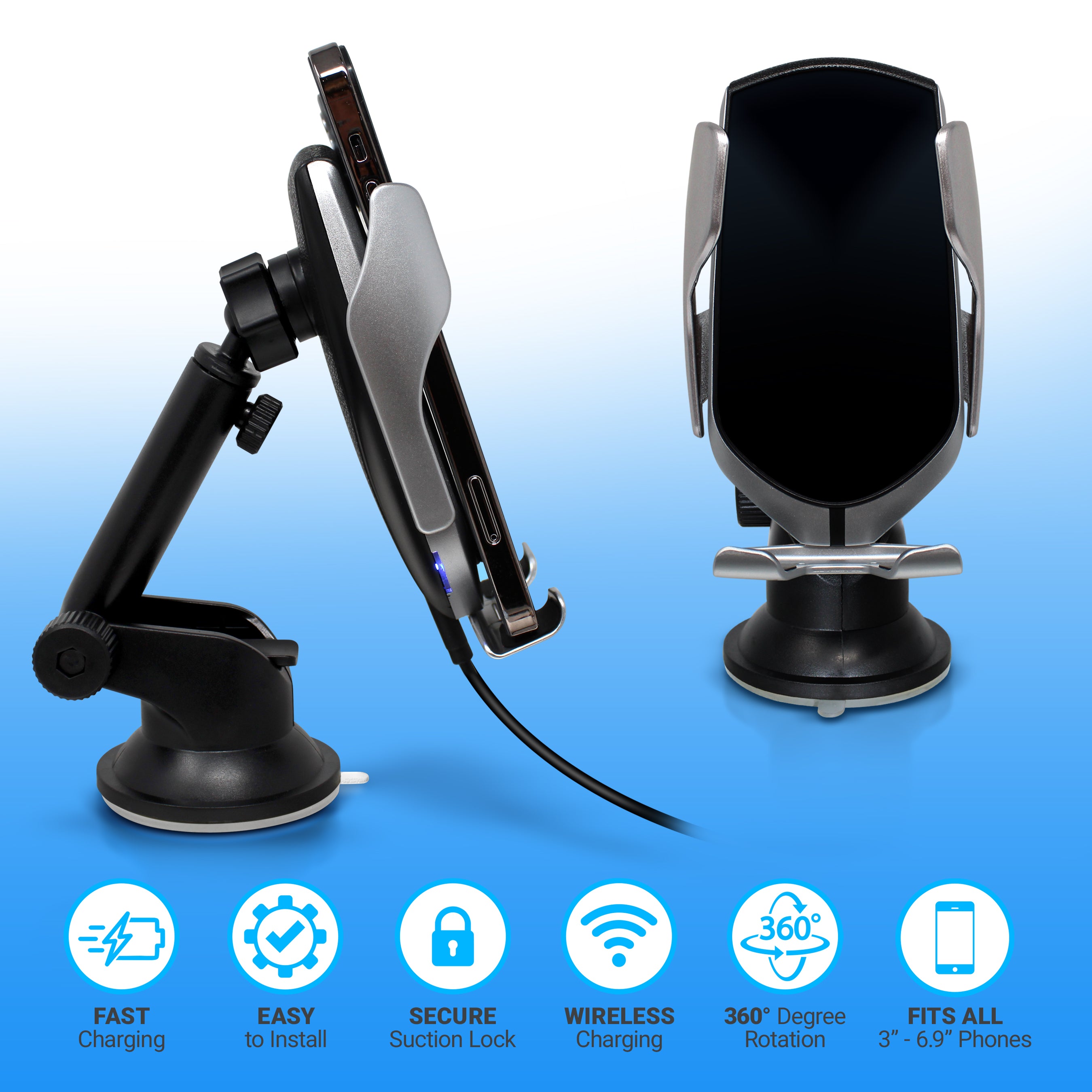 Tech Theory Motion Activated Wireless Charging Dash Mount – Aduro Products