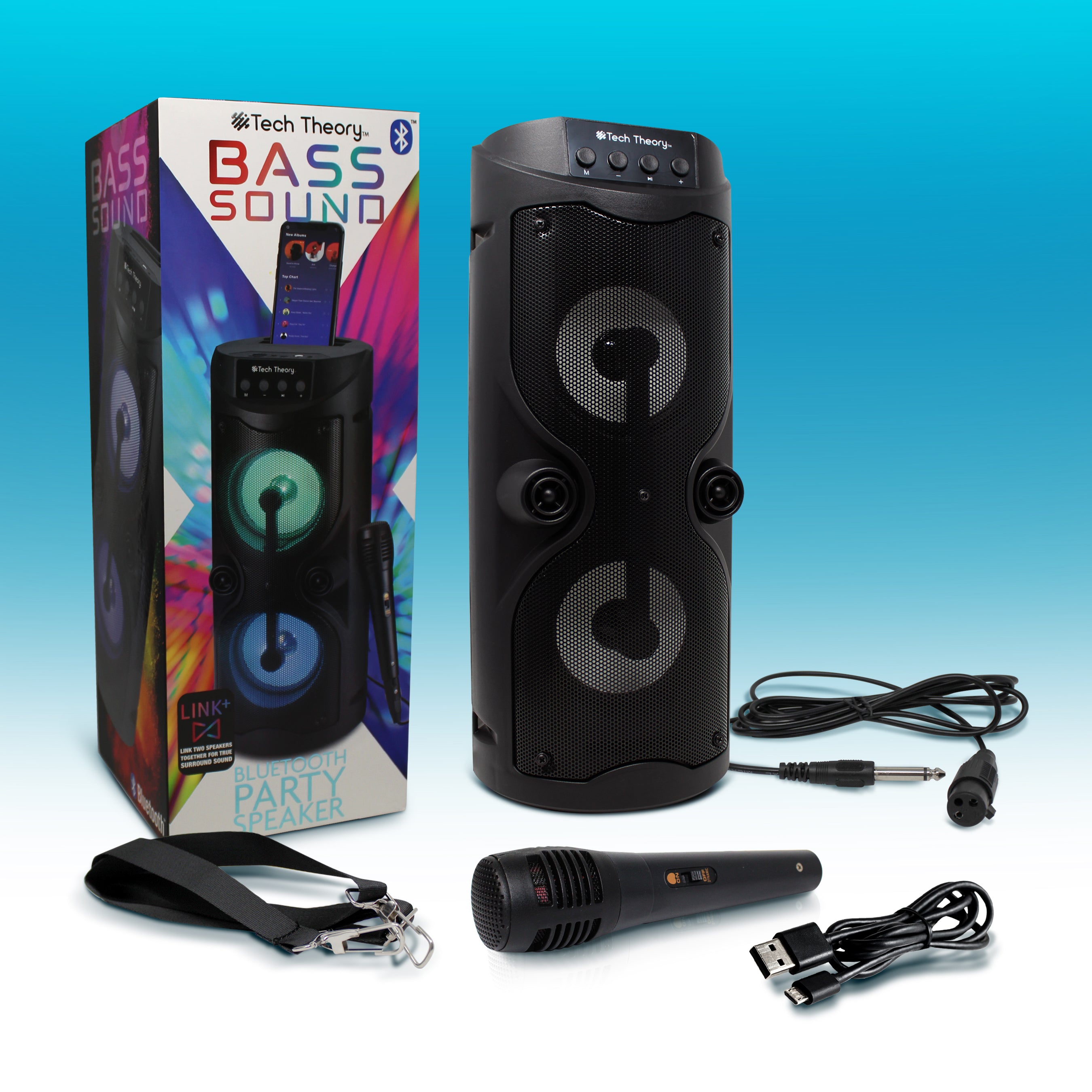 Tech Theory Bass Sound Wireless Party Speaker – Aduro Products