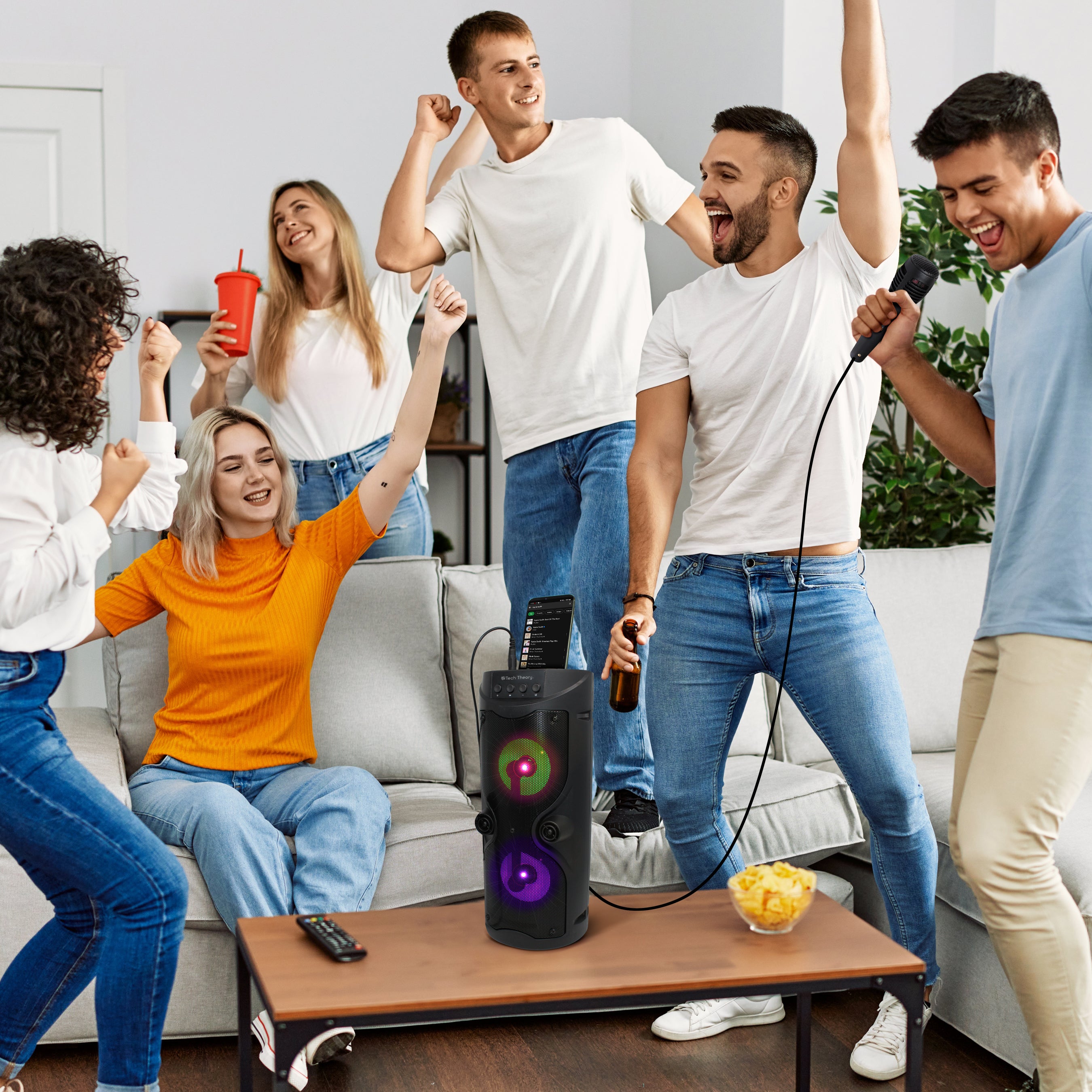 Tech Theory Bass Sound Wireless Party Speaker – Aduro Products