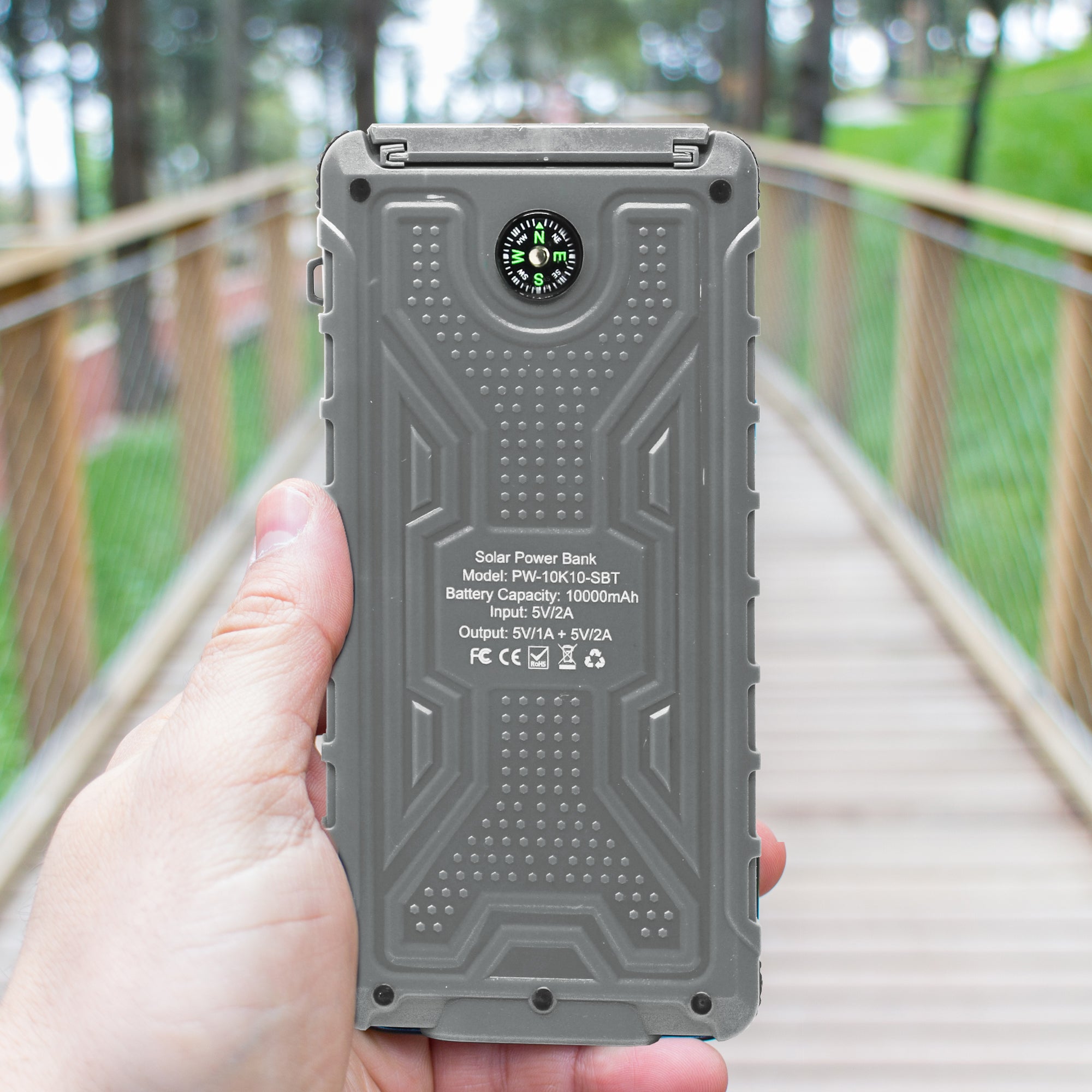PowerUp Solar 10,000mAh Dual USB Backup Battery – Aduro Products