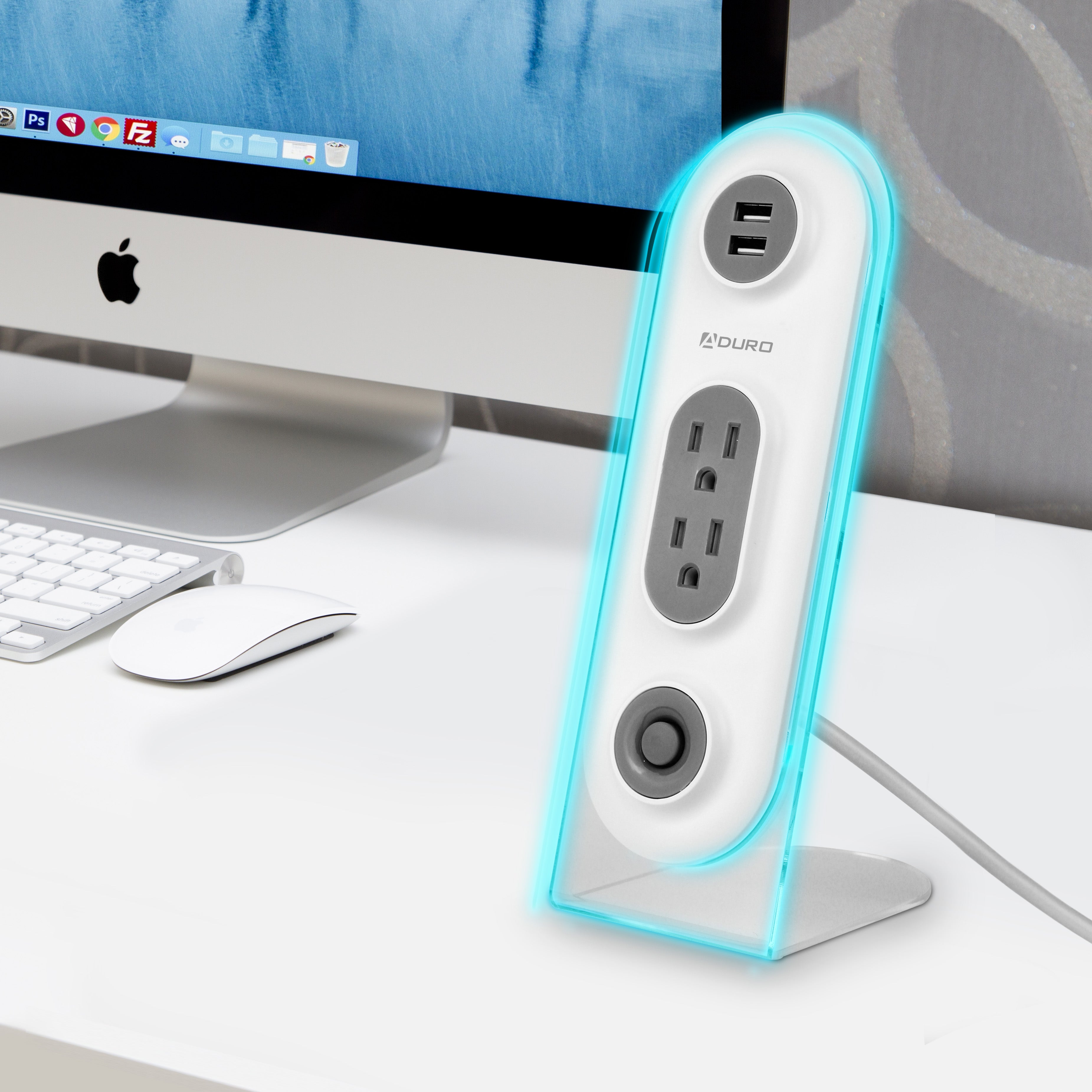 Aduro Surge Duo Dual USB & Dual Surge Charging Station – Aduro Products