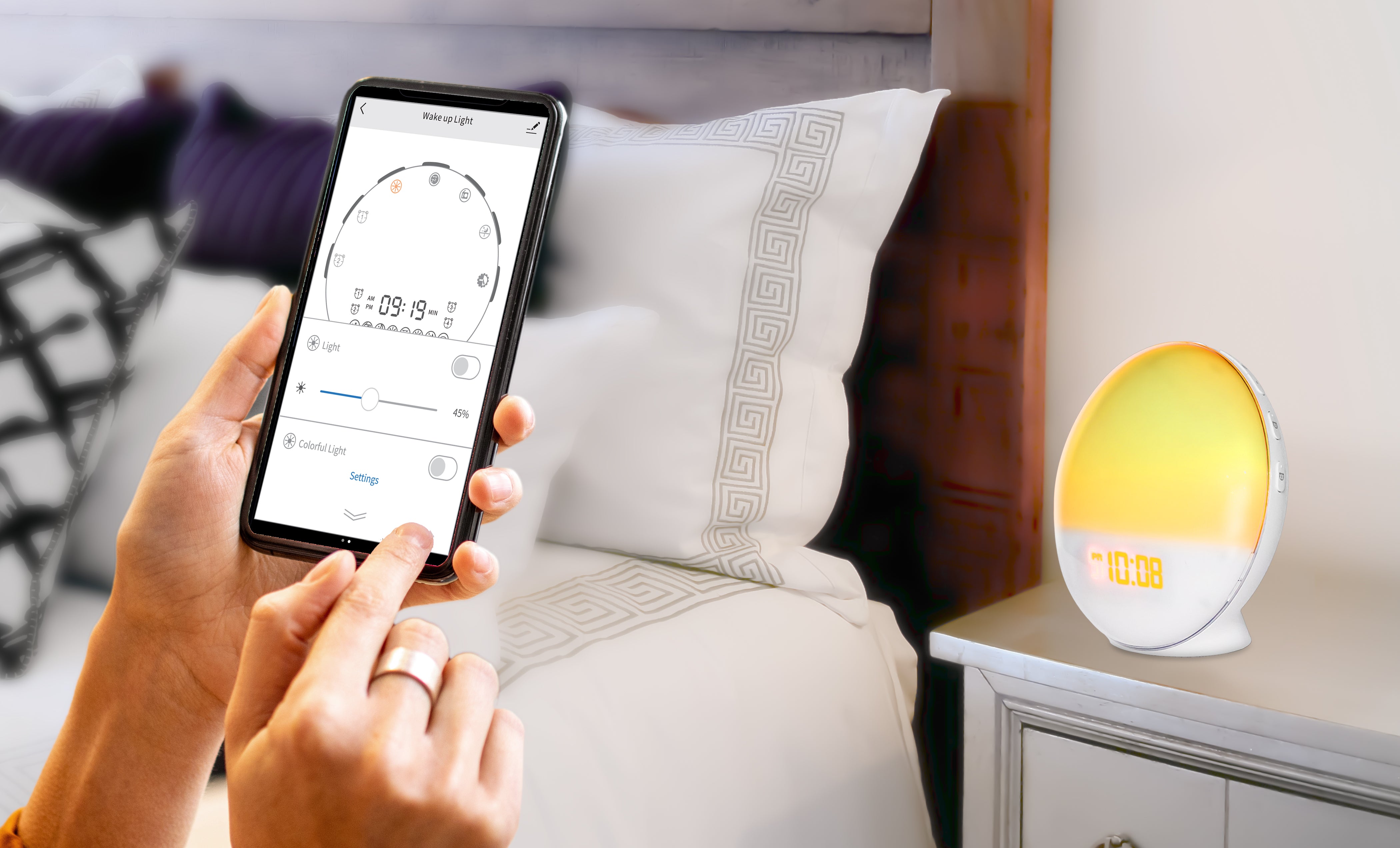 SmartClock Sunrise Simulation Alarm Clock – Aduro Products